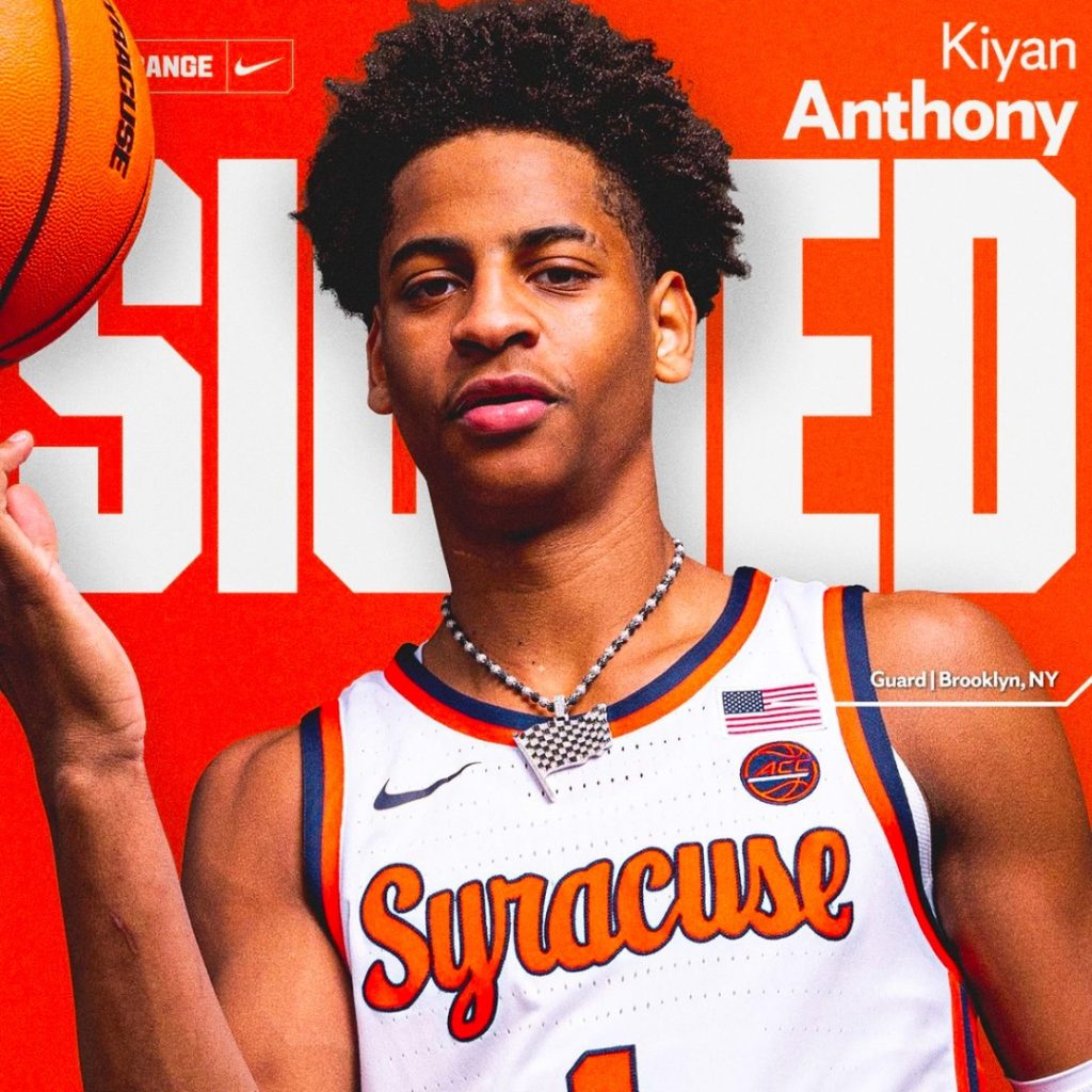 Forging His Own Legacy: Kiyan Anthony Shines Amid Media Frenzy - Orange ...